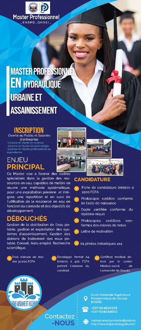 Site ENSPD : Notre département Master Pro